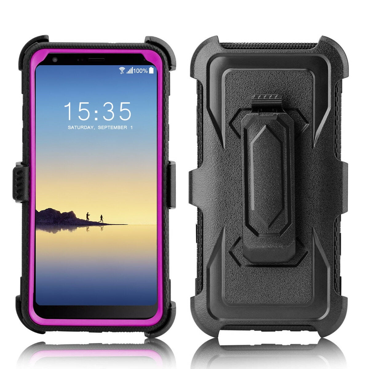 Goldcherry For LG Stylo 4 Case,Heavy-Duty Shockproof Full Body Rugged ...