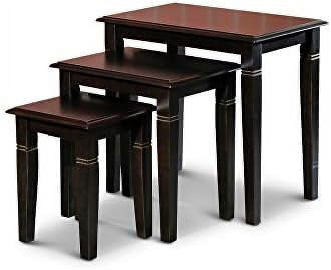 Golden 3-Piece Nesting Tables Indoor Living Collection - Cherry ...
