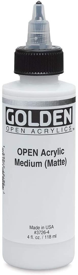 Golden, 4 oz, Open Acrylic Medium Matte - Walmart.com