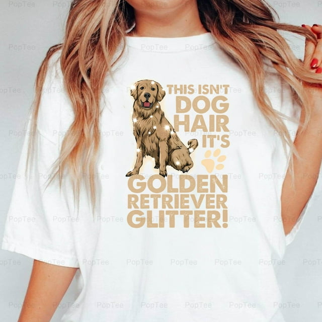 Golden A Retriever A Glitter A Golden A Retriever A Shirt A T-Shirt ...