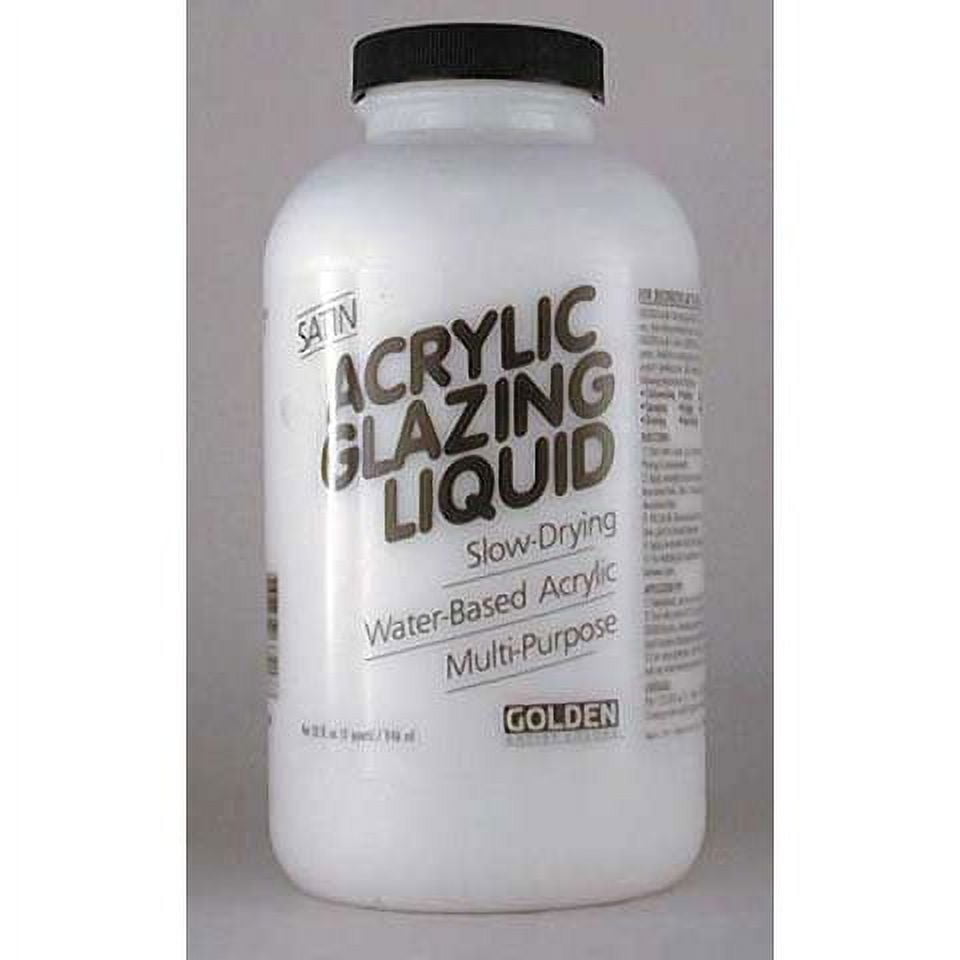 Golden - Acrylic Glazing Liquid - Satin - Quart - Walmart.com