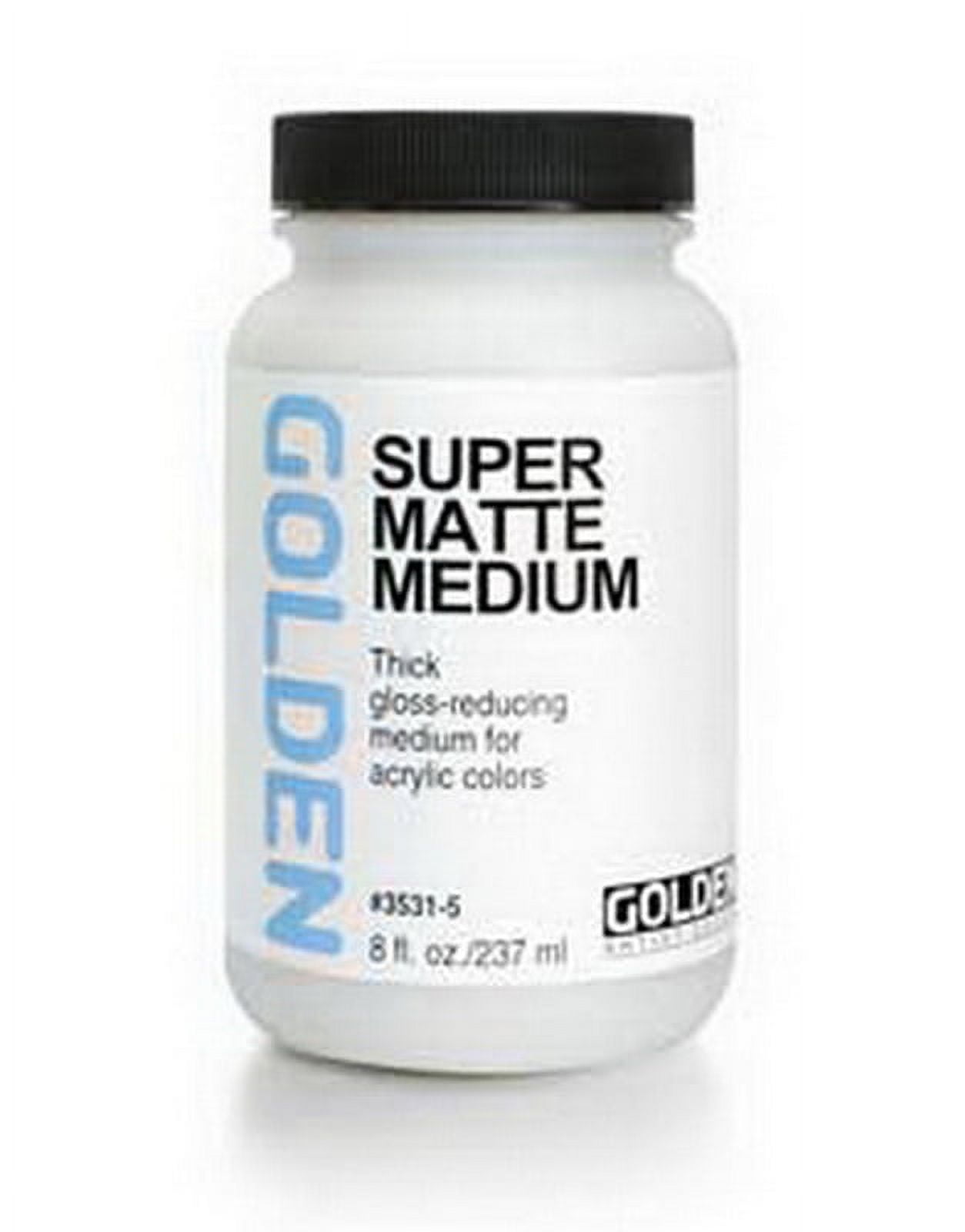 Golden Artist Super Loaded Matte Medium, 8Oz, Acrylic Paint Mixing ...