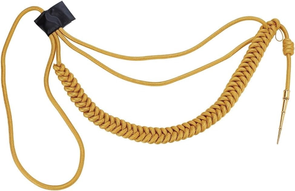 Golden Aiguillettes Cord Army Shoulder Aiguillette Wire Cord ...