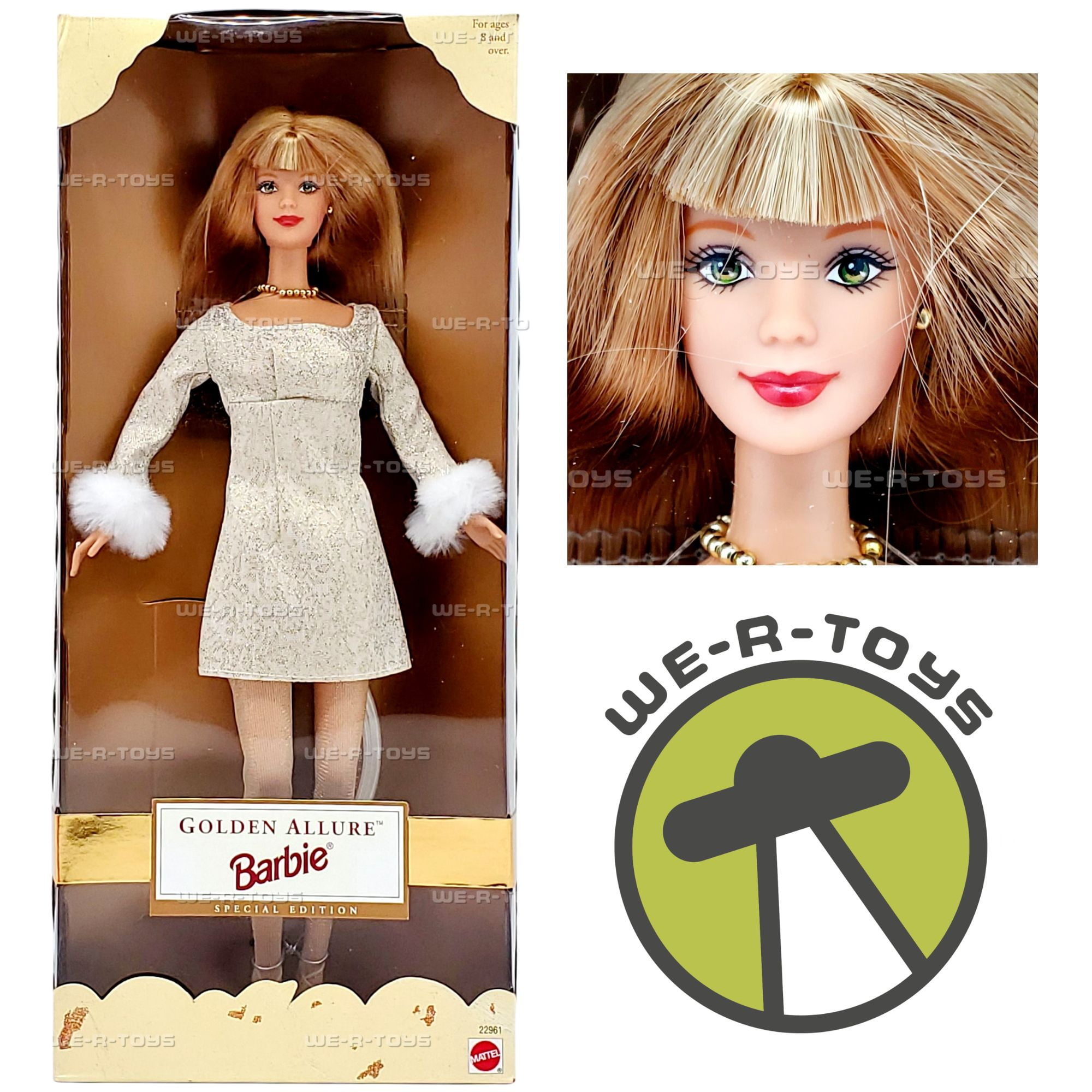 Golden Allure Barbie Doll Special Edition 1999 Mattel 22961 - Walmart.com