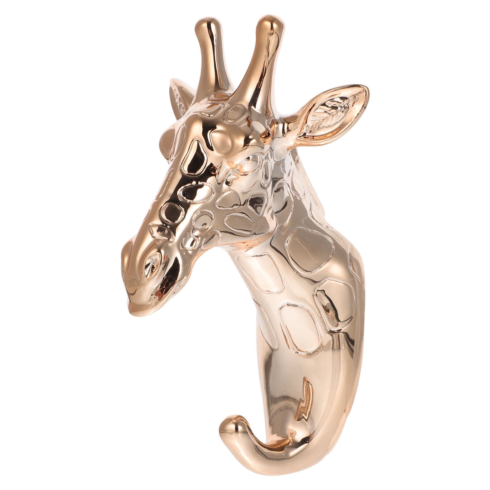 Golden Animal Model Hook Resin Animal Figurine Decorative Wall Hanging ...
