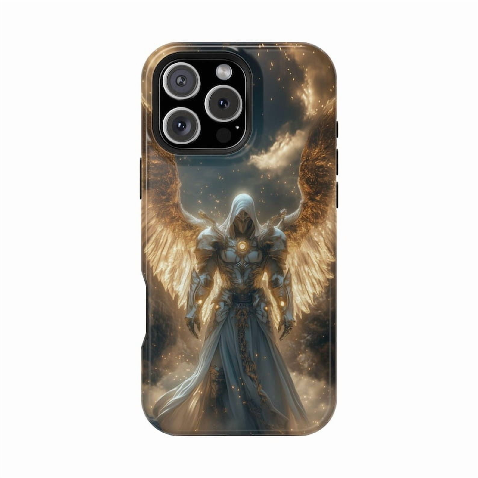 Golden Archangel Warrior Artwork Phone Case Seraphic Knight Fantasy for ...