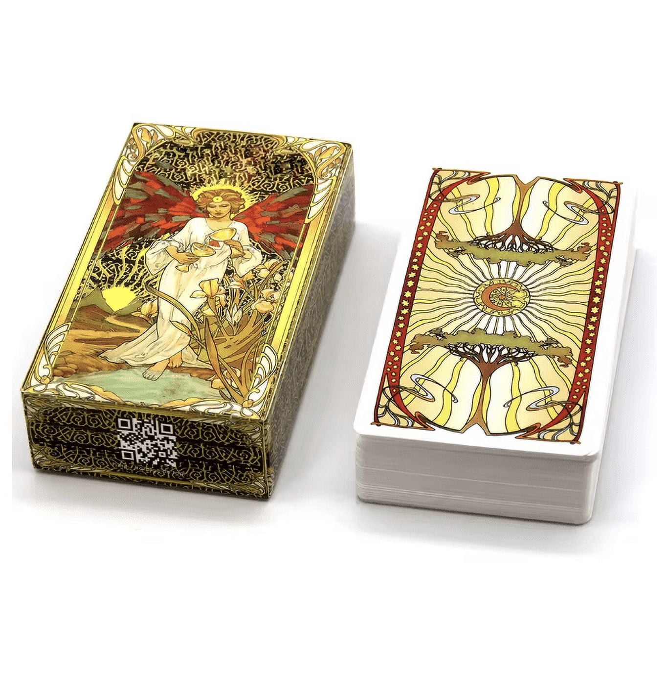 Golden Art Nouveau Tarot: Golden Art Nouveau Tarot - Walmart.com