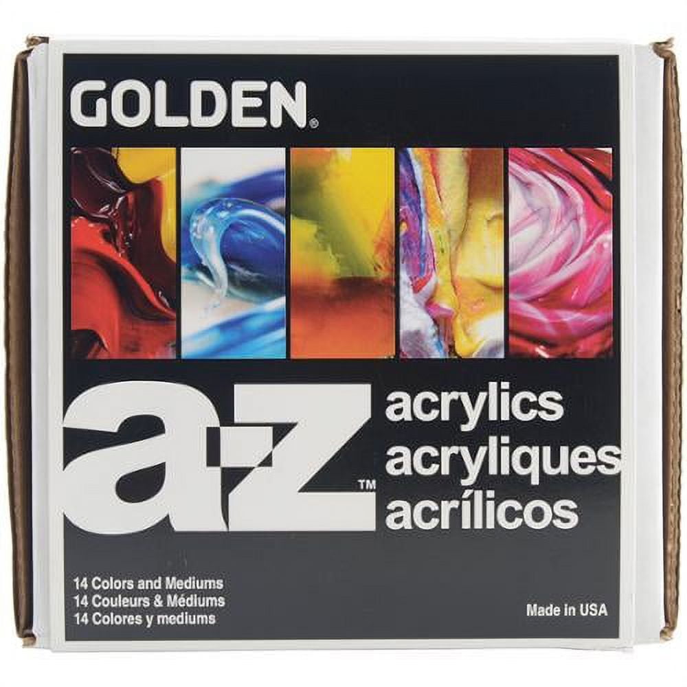 Golden Artist Colors 9620 Golden Acrylic Explorer 14Pc Set - Walmart.com