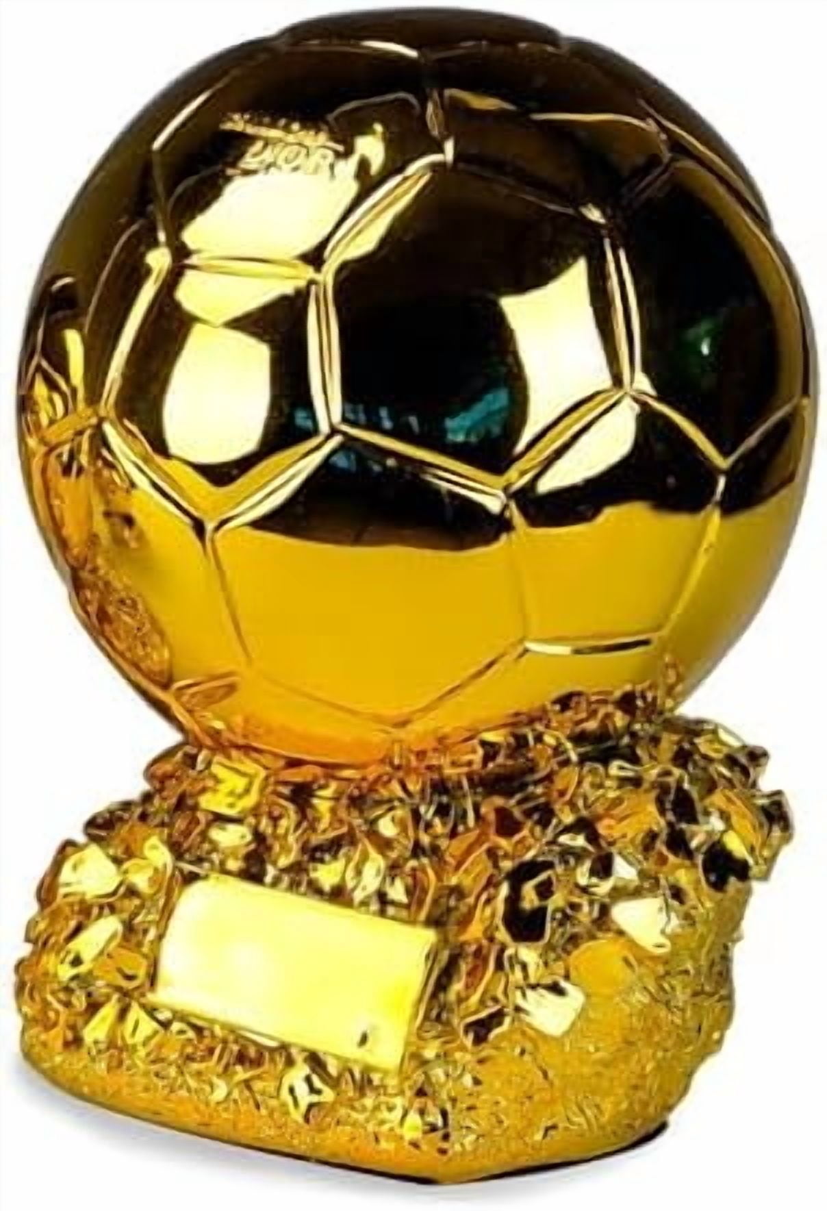Golden Ballon Football Championship Prize Trophy Customizable Player ...