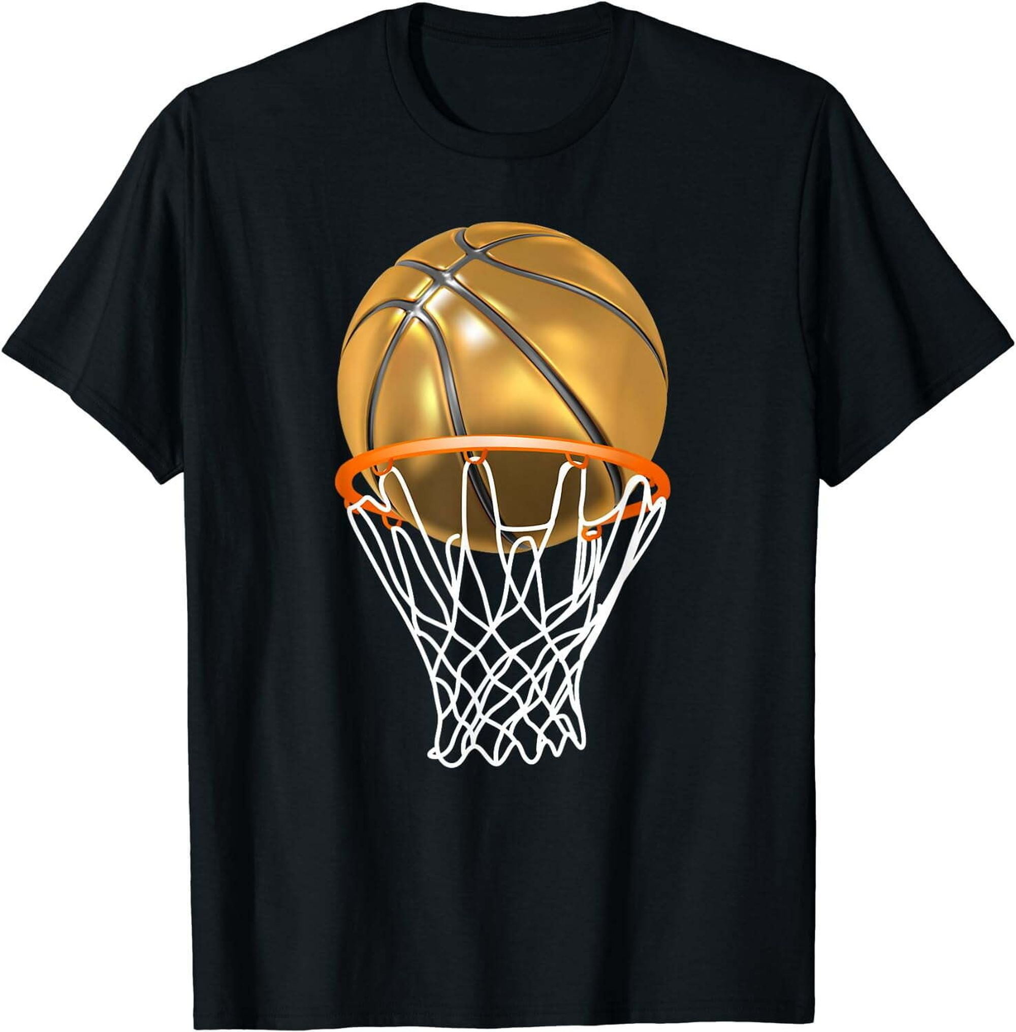 Golden Basketball MVP Trophy Tee - The Ultimate Champion's Pick ...