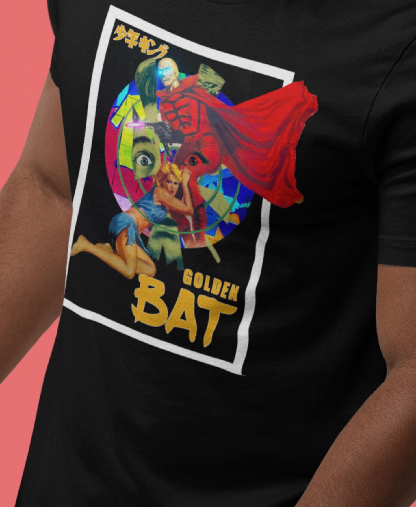 Golden Bat Art. Premium Unisex Crewneck T-shirt. -1766220225 - Walmart.com
