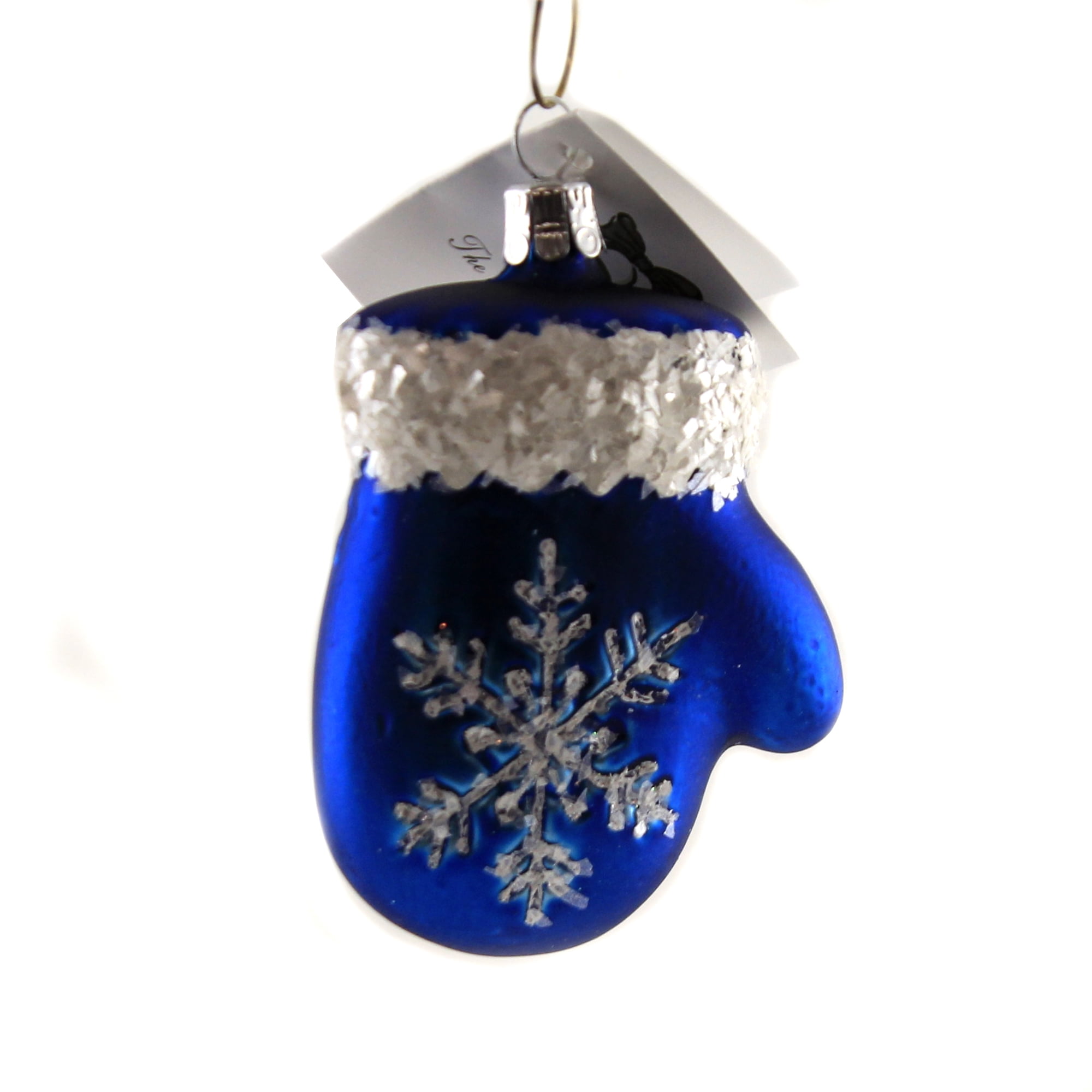 Golden Bell Collection Mitten With Snowflake Christmas Ornament Nvv161 ...
