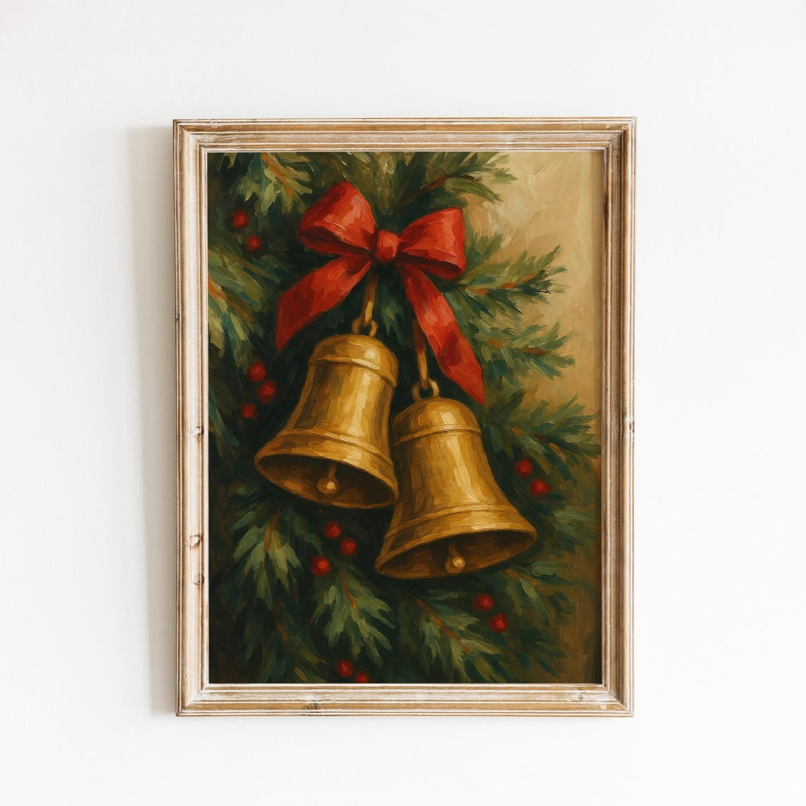 Golden Bells – Vintagewall Art, Unframed Poster Size 8x12 - Walmart.com