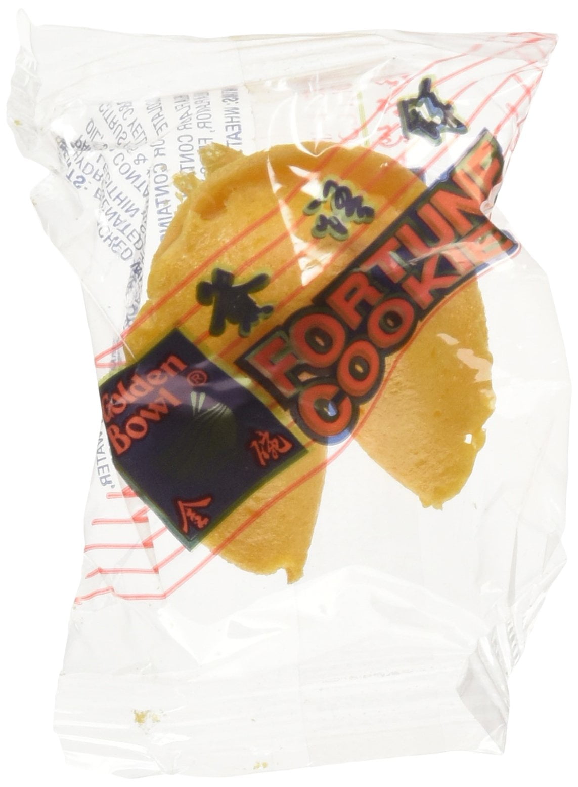 Golden Bowl 100 Individually Wrapped Traditional Fortune Cookies ...
