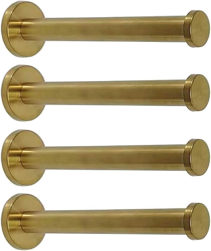 Golden Brushed Stainless Steel Single Heavy Duty Wall Mount Hook, Bath ...