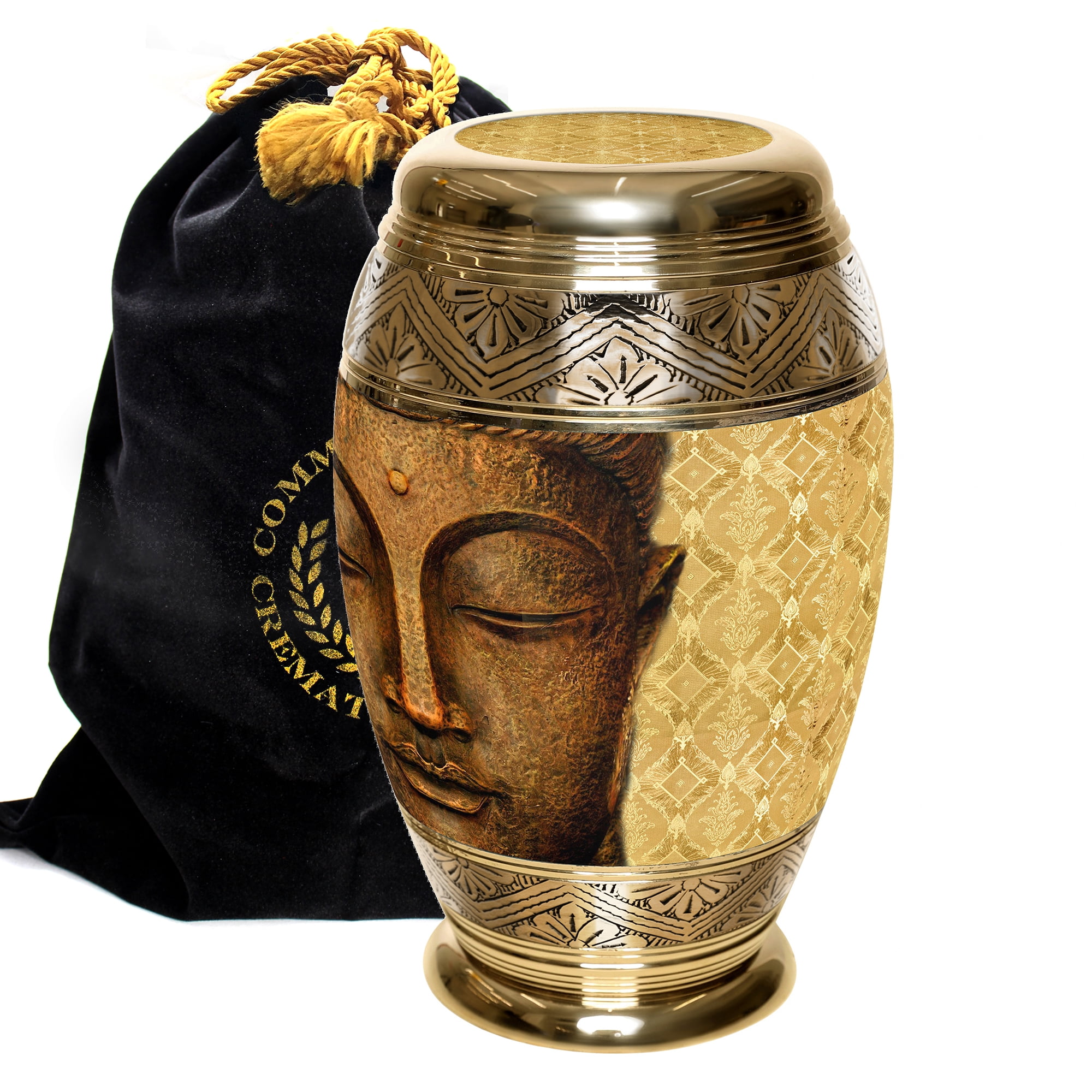 Golden Buddha Cremation Urns for Human Ashes Adult Urns for Cremation ...