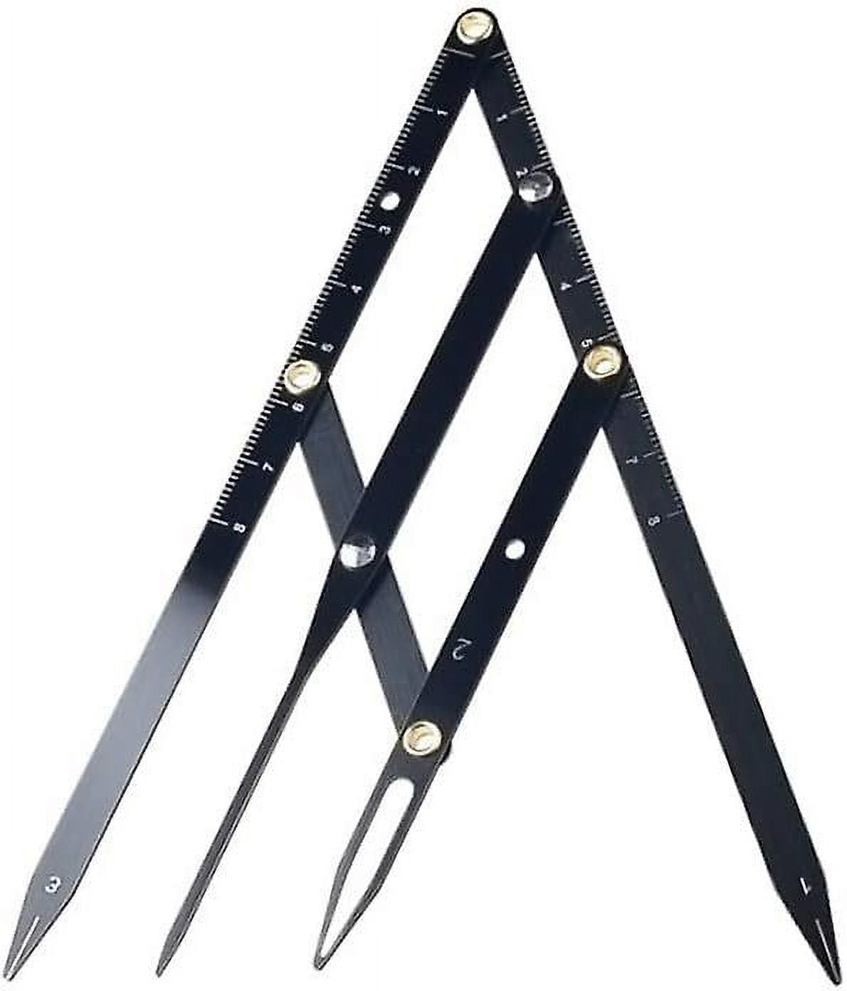 Golden Caliper - Eyebrow Ruler Stainless Steel Eyebrow Makeup Golden ...