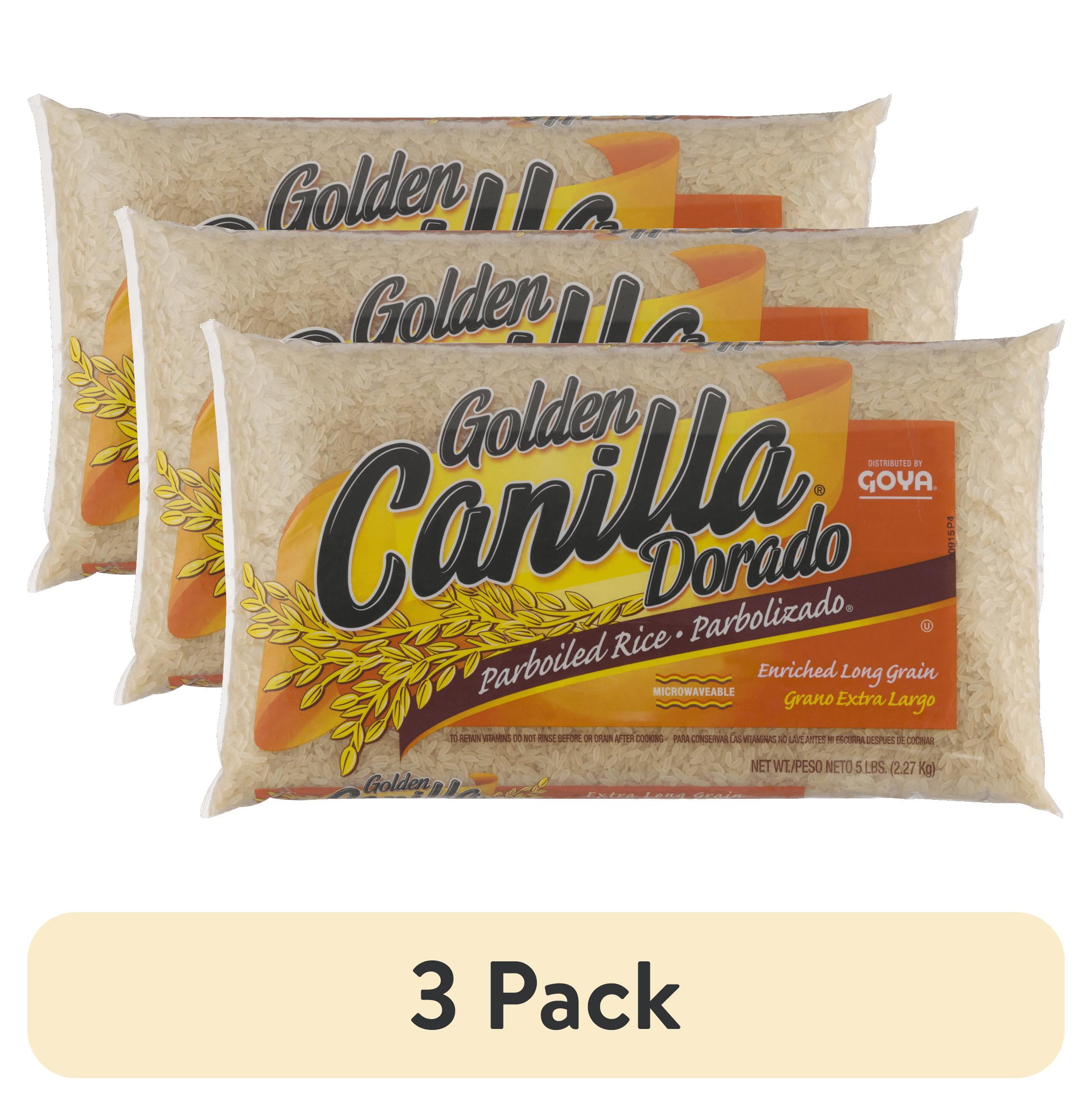 (3 pack) Golden Canilla Long Grain Parboiled Rice 5 Lb - Walmart.com