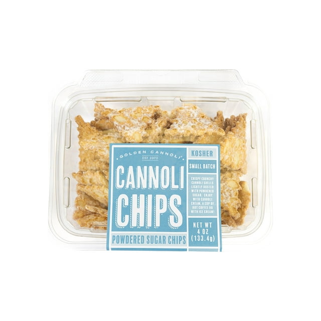 Golden Cannoli Cannoli Chips, 4oz. Clamshell, Shelf Stable, Regular ...