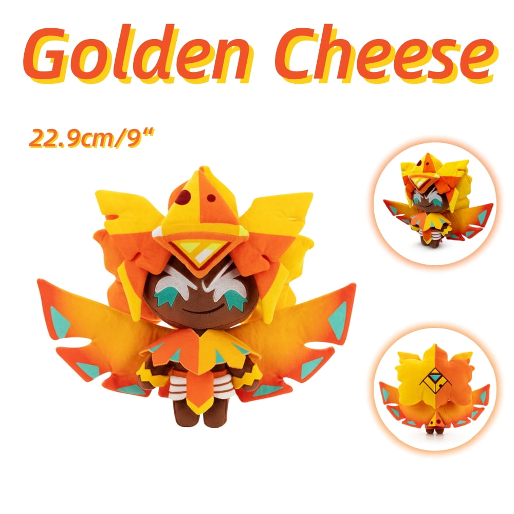 Golden Cheese Cookie Plush, Cookie Run Kingdom Game Merch, Soft Stuffed ...