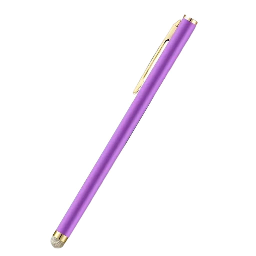 Golden Clip Styluses Pen Conductive Fabric Tip For Tablets Phones Metal ...