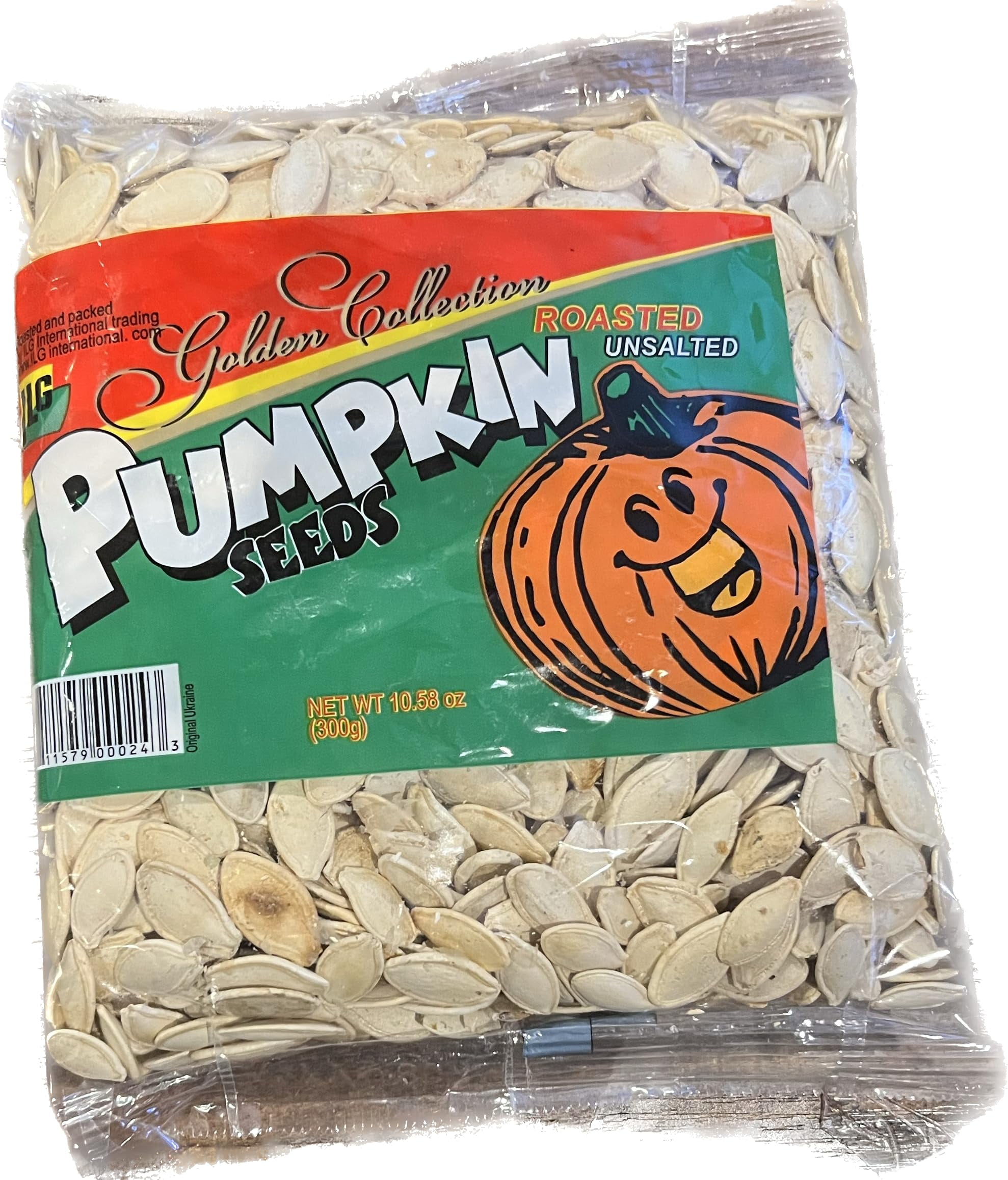 Unsalted Roasted Pumpkin Seeds, Golden Collection, 300g, Kosher, Halal ...