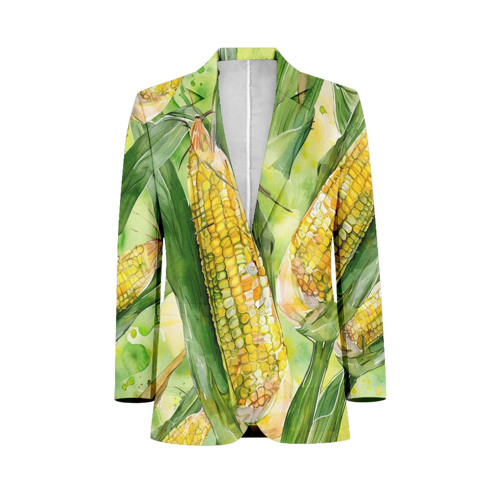 Golden Corn And Kernels Pattern Customized Men's Suits full man Shawl ...