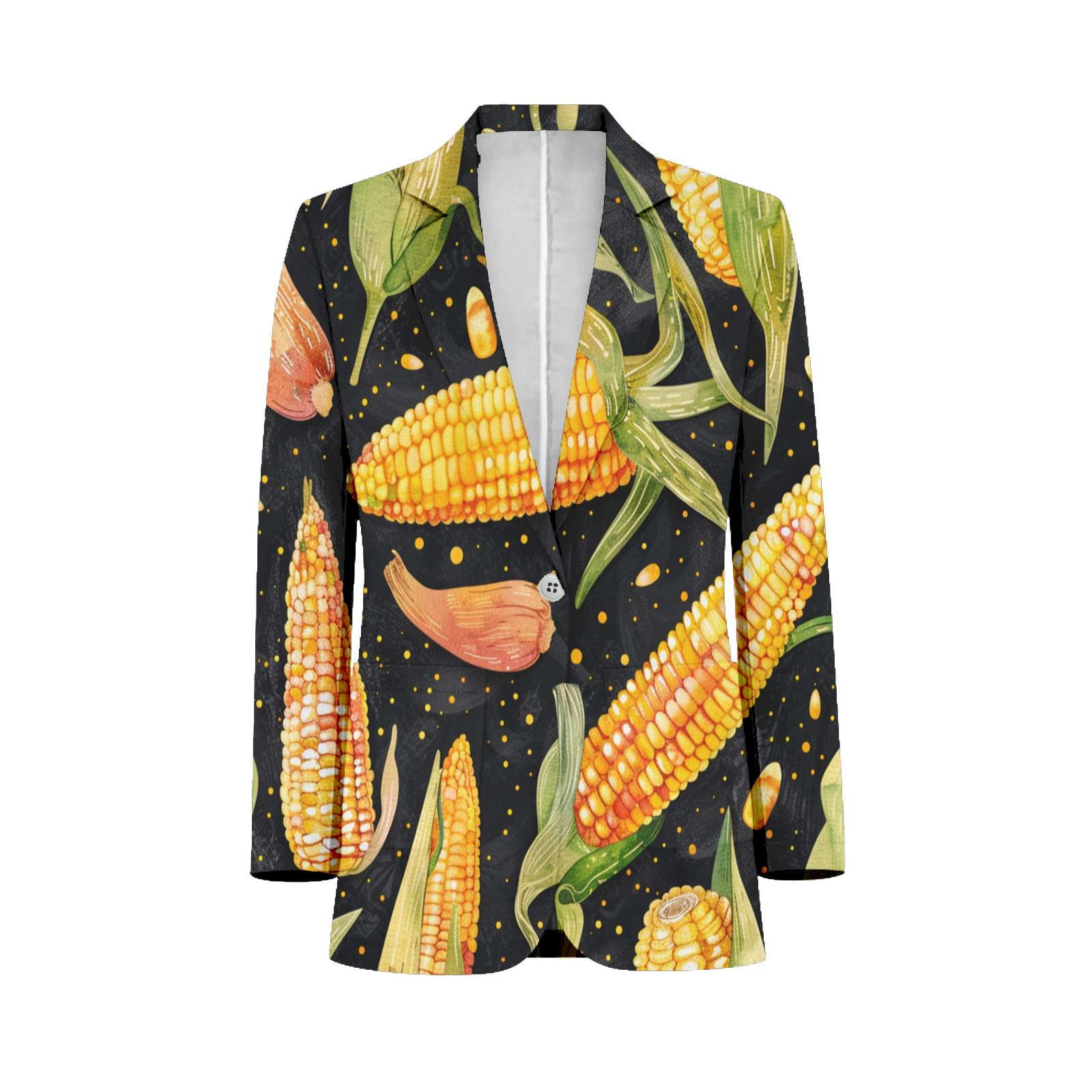 Golden Corn And Kernels Pattern Customized Men's Suits full man Shawl ...