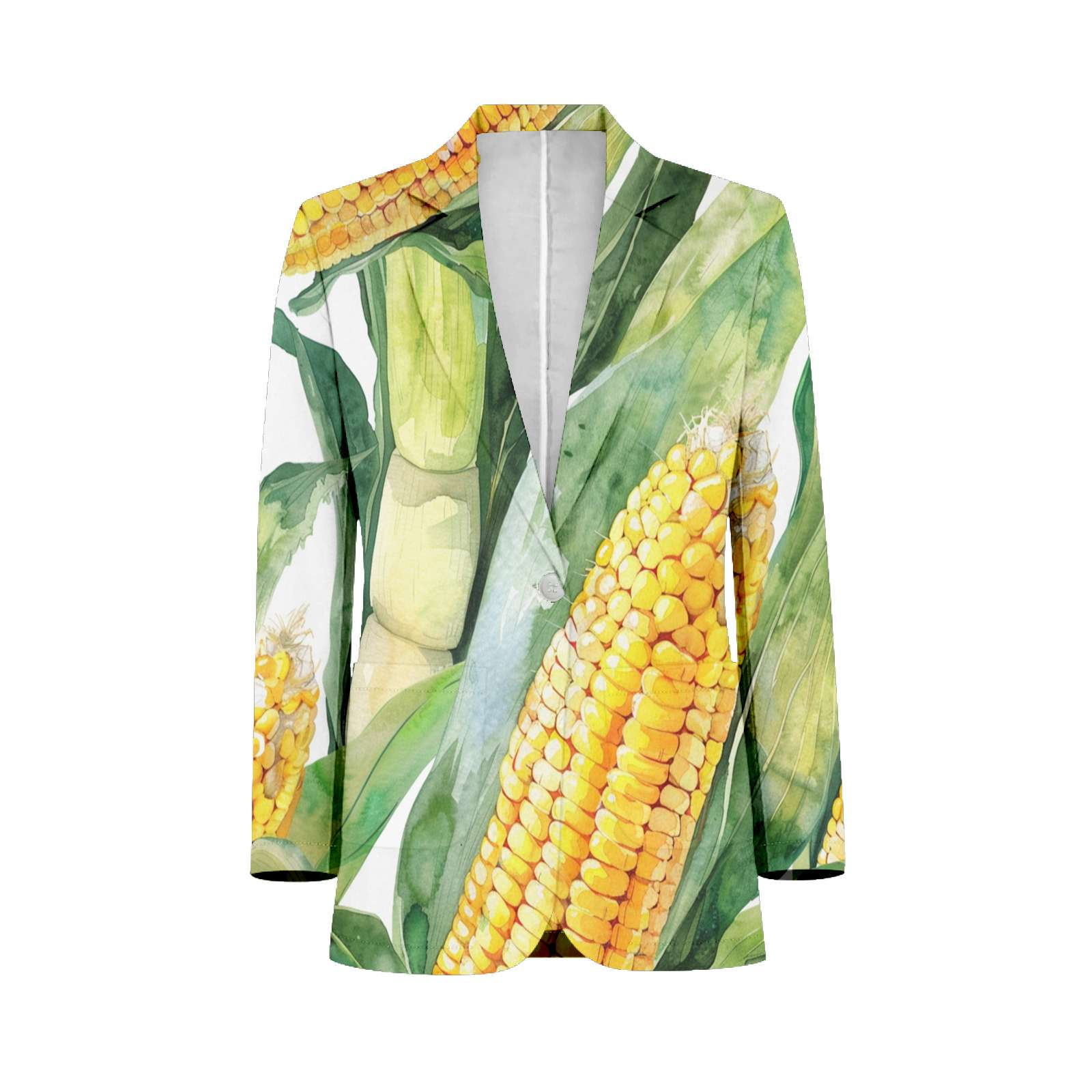Golden Corn And Kernels Pattern Customized Men's Suits full man Shawl ...