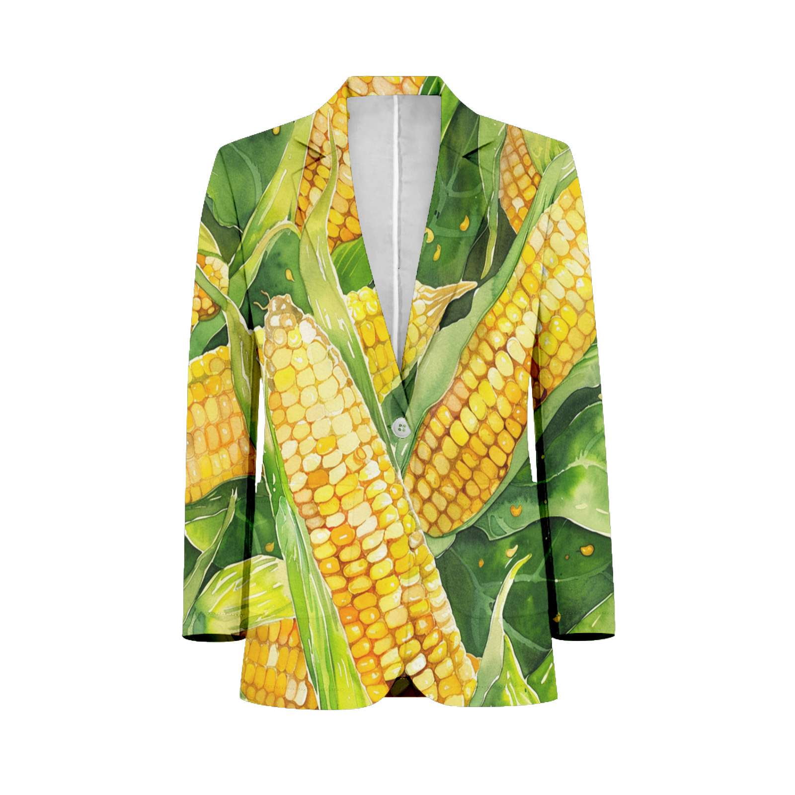 Golden Corn And Kernels Pattern Customized Men's Suits full man Shawl ...