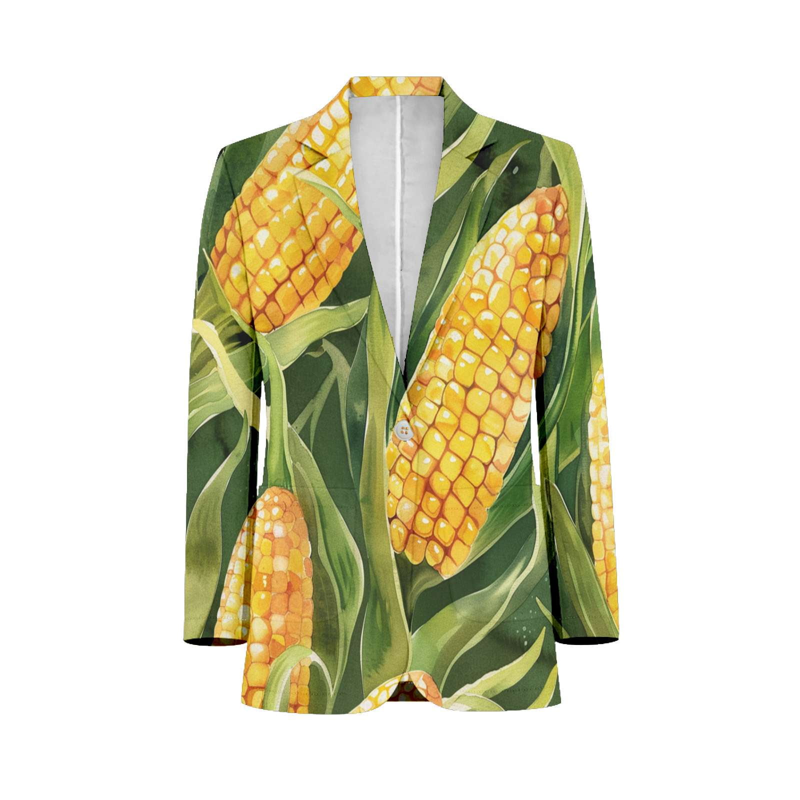 Golden Corn And Kernels Pattern Customized Men's Suits full man Shawl ...
