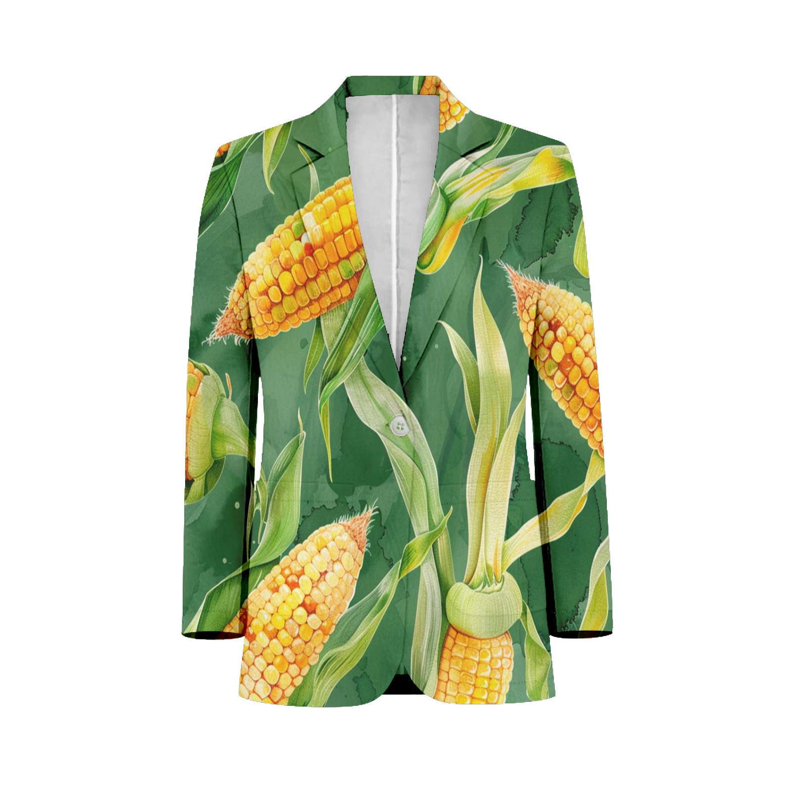Golden Corn And Kernels Pattern Customized Men's Suits full man Shawl ...