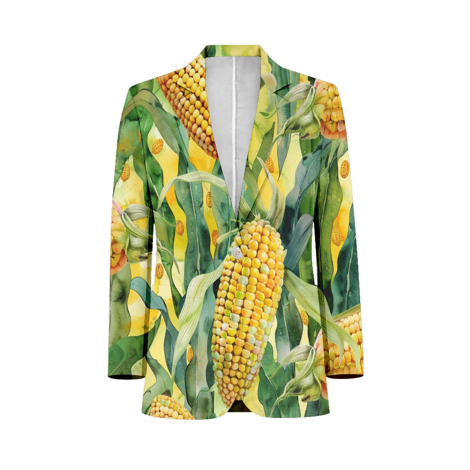 Golden Corn And Kernels Pattern Customized Men's Suits full man Shawl ...