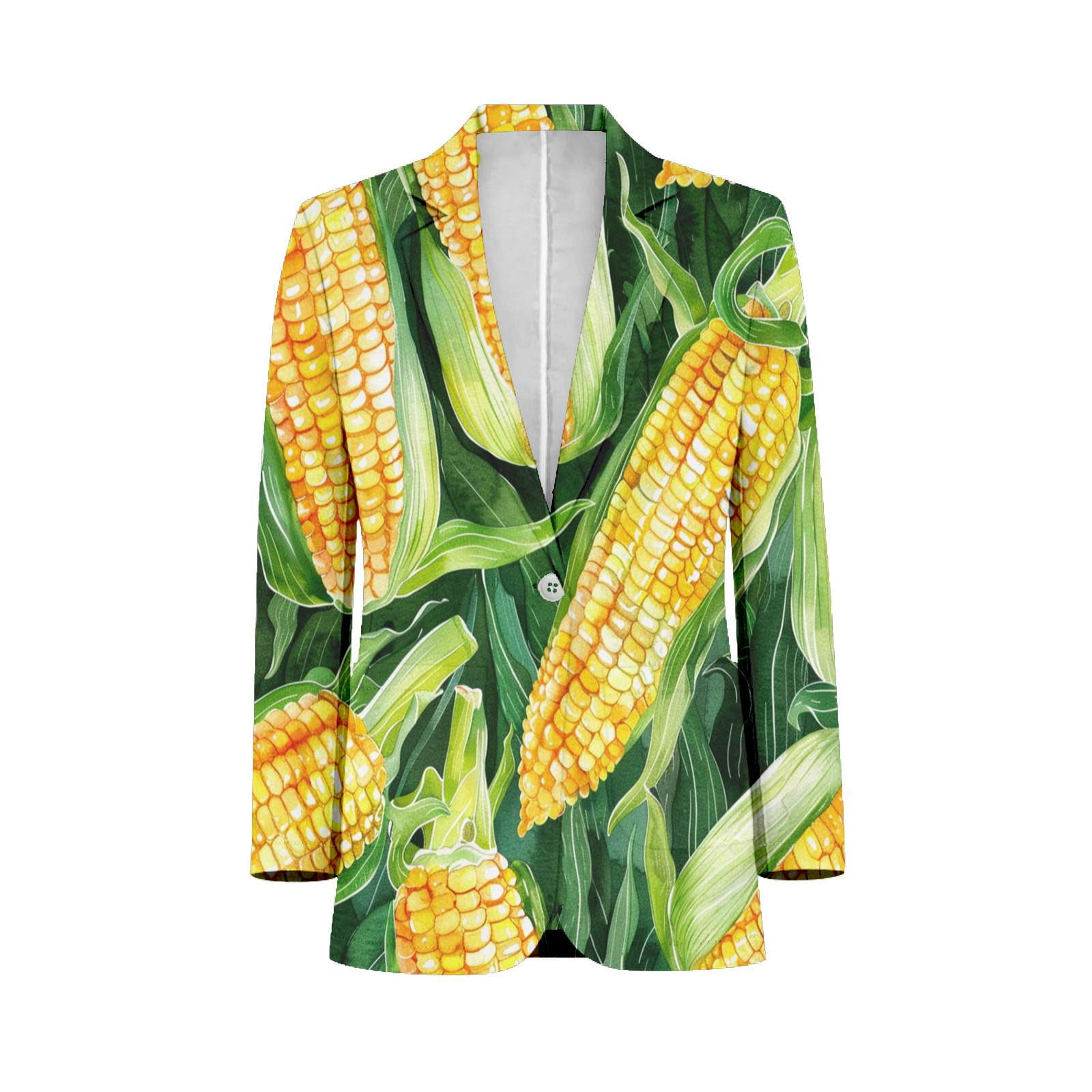 Golden Corn And Kernels Pattern Customized Men's Suits full man Shawl ...