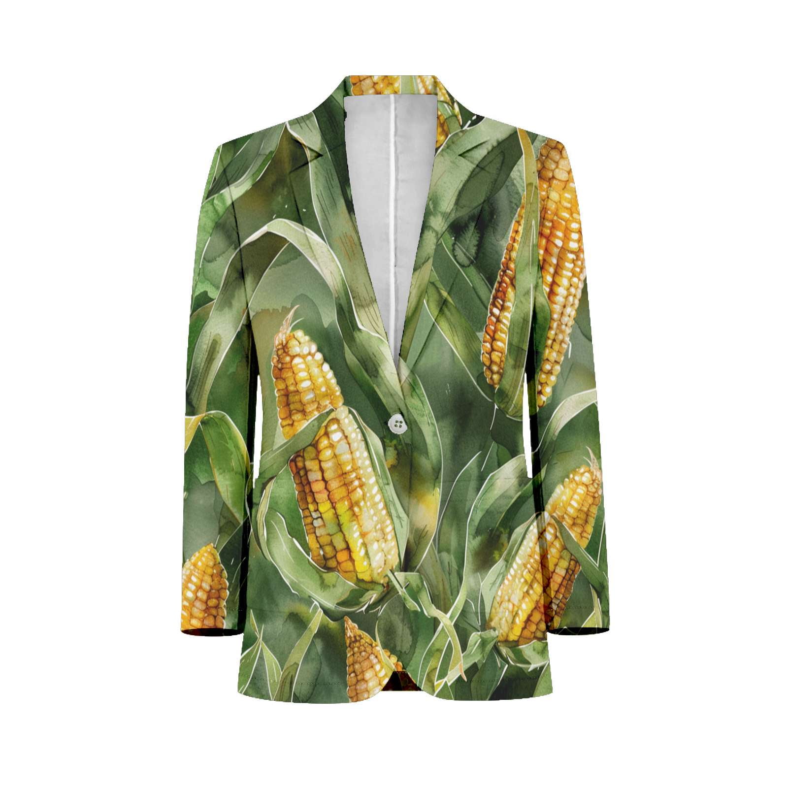 Golden Corn And Kernels Pattern Customized Men's Suits full man Shawl ...