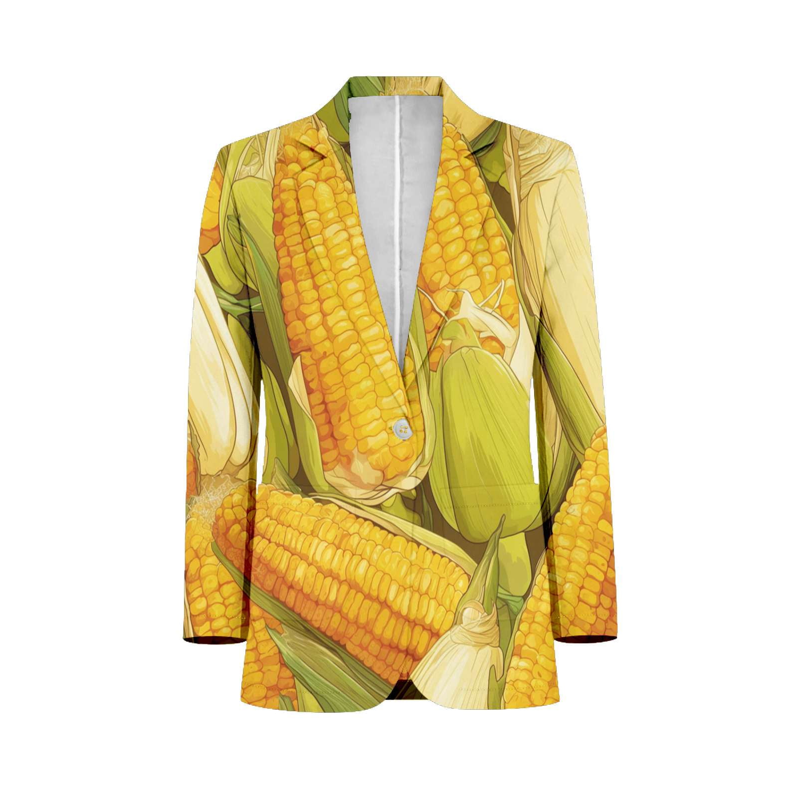 Golden Corn And Kernels Pattern Customized Men's Suits full man Shawl ...