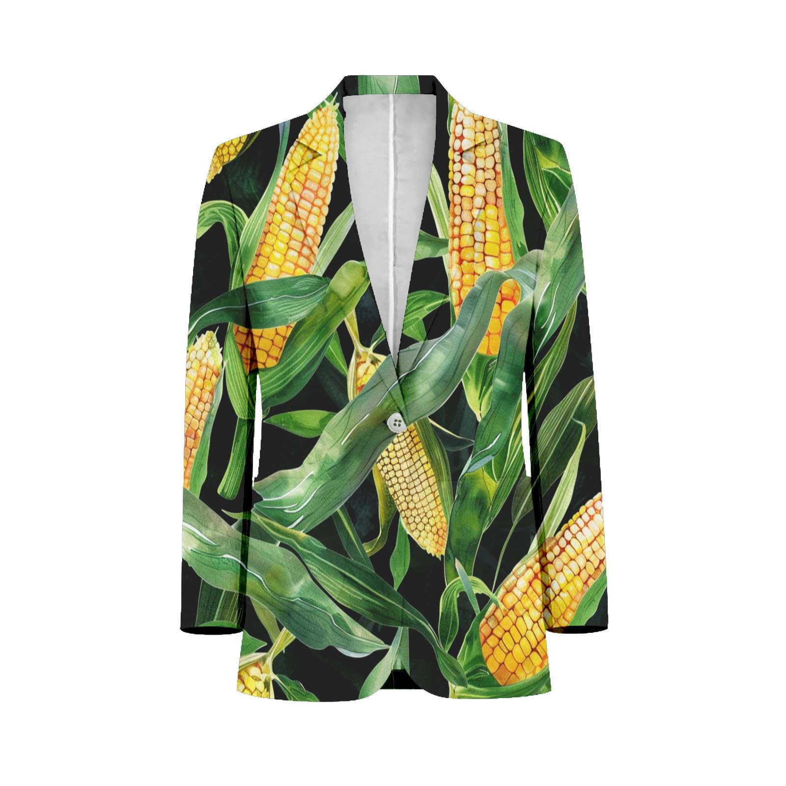 Golden Corn And Kernels Pattern Customized Men's Suits full man Shawl ...