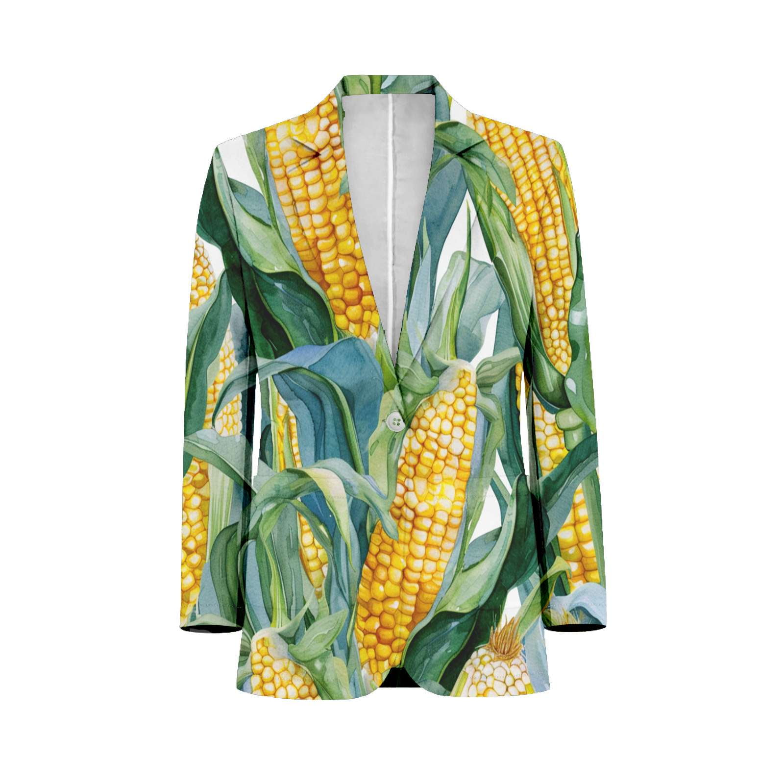 Golden Corn And Kernels Pattern Customized Men's Suits full man Shawl ...