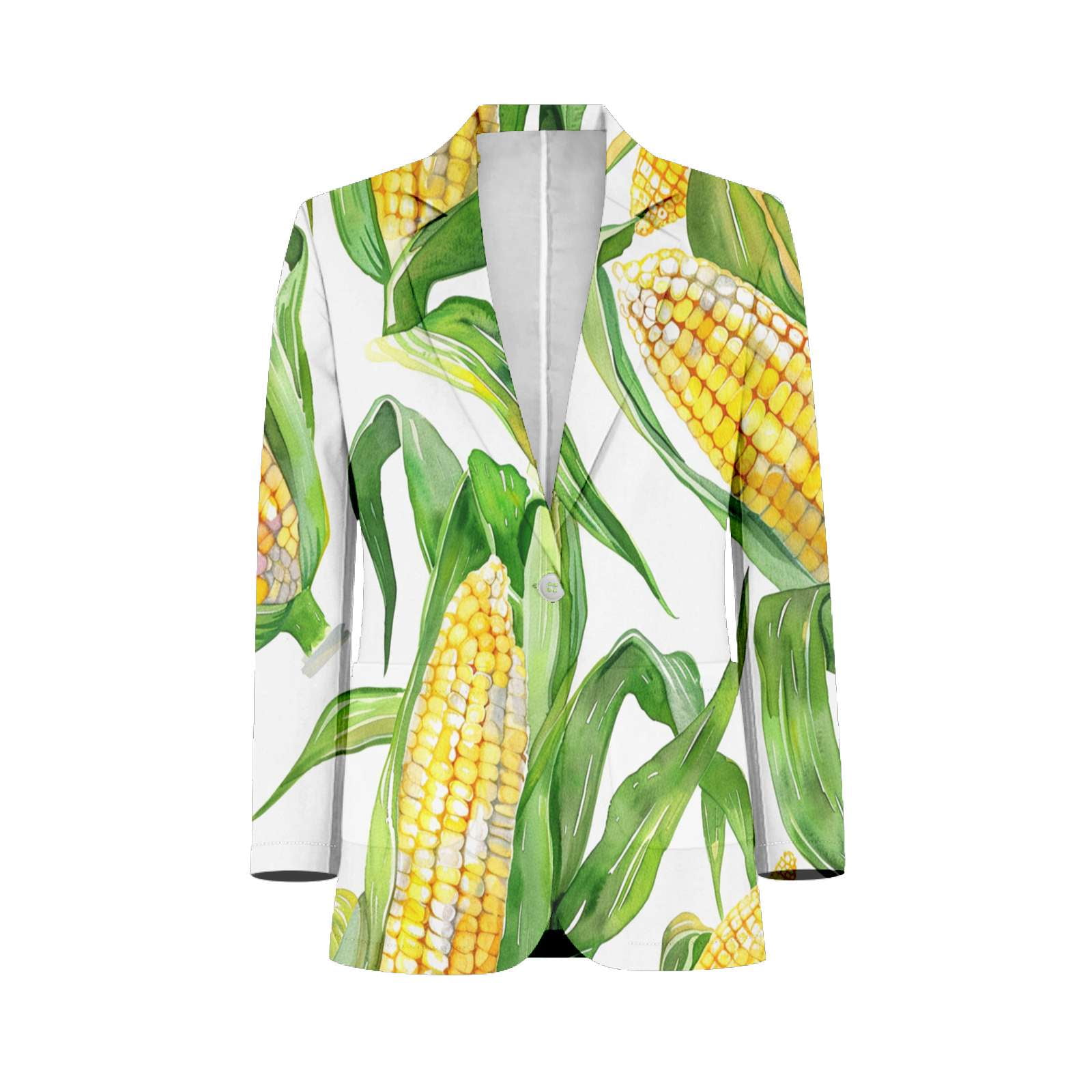 Golden Corn And Kernels Pattern Customized Men's Suits full man Shawl ...