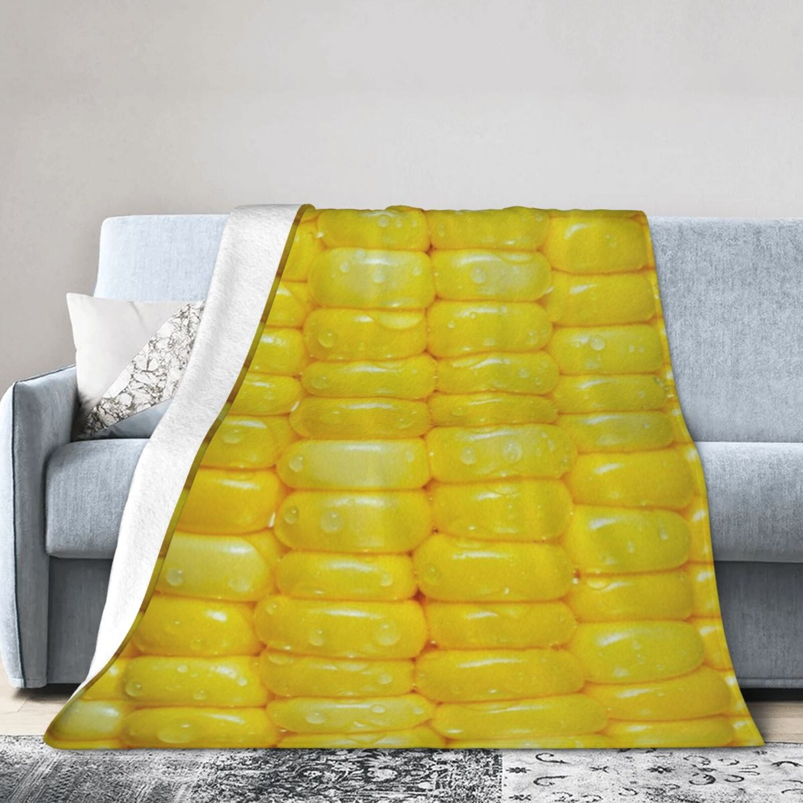 Golden Corn Blanket Soft Throw Blanket For Couch Cozy Throw For Couch ...