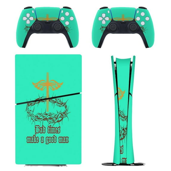 Golden Cross Thorny Crown PS5/PS5 Slim Digital Disc Skin Sticker For ...