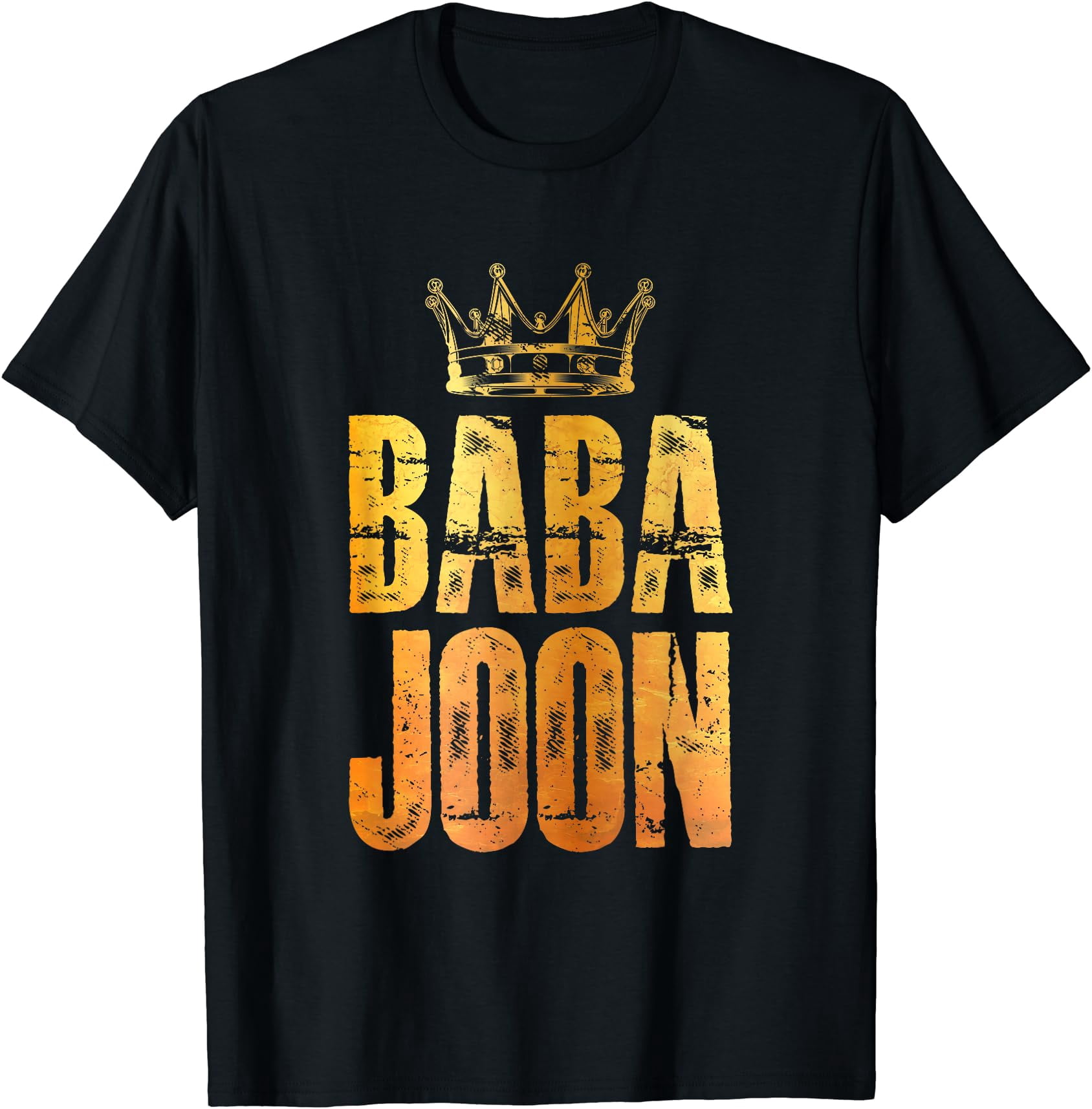 Golden Crown Baba Joon Persian Dad T-Shirt for Iranian Fathers Day Gift ...