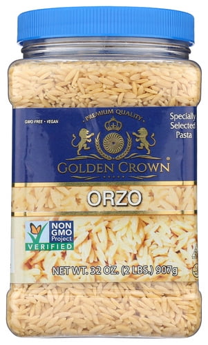 Golden Crown Orzo 2 lb (Pack of 4) - Walmart.com