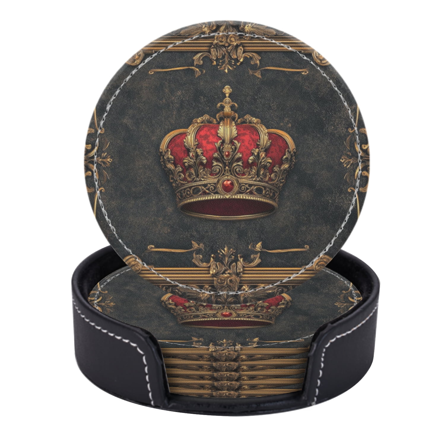 Golden Crown With Red Velvet On The Top - Walmart.com
