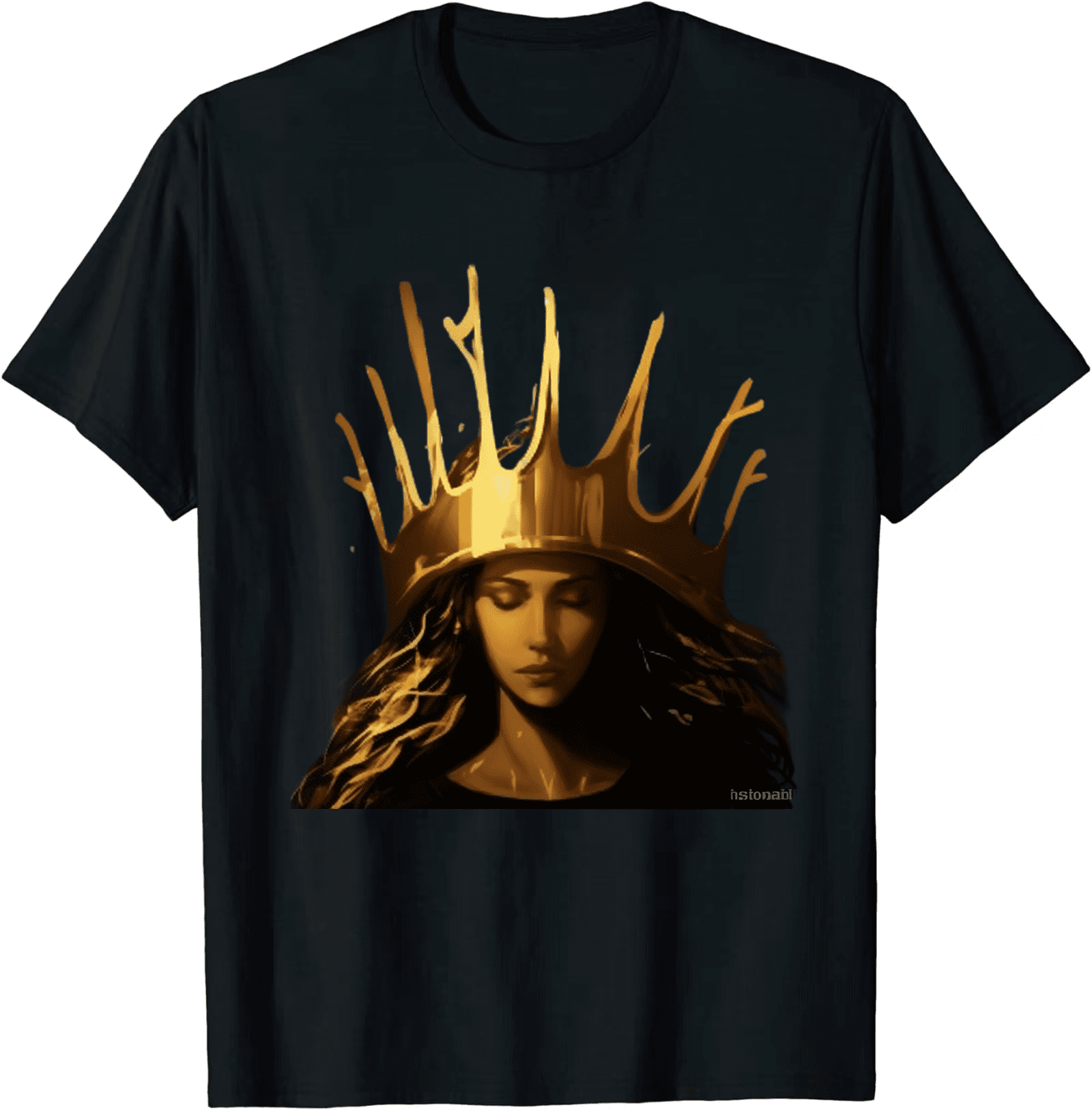 Golden Crown Women's Pattern T-shirt CF_3508678 - Walmart.com