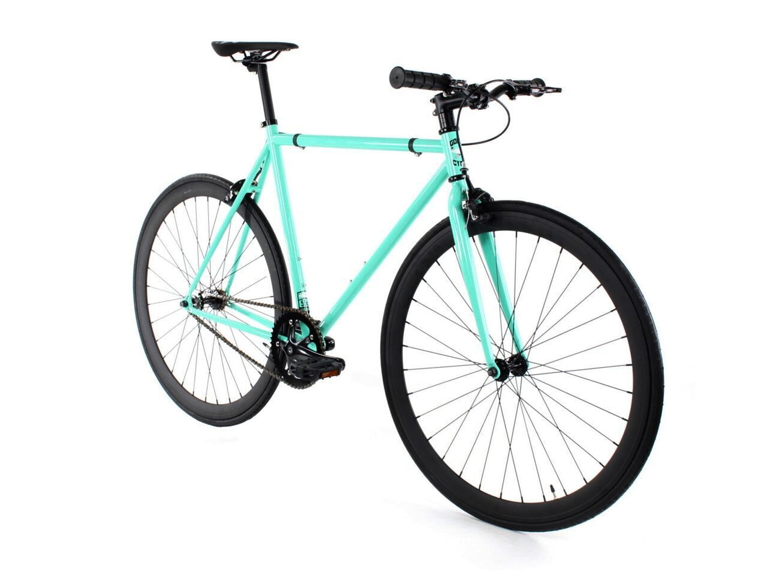 Golden Cycles STRIKER Fixed Gear Bike Steel Frame Fixie with Deep V ...