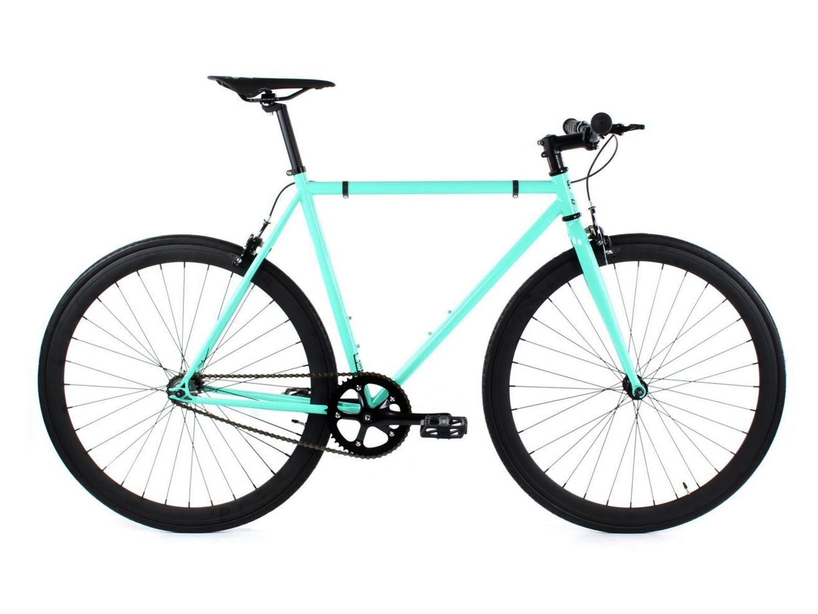 Golden Cycles Unisex Striker 48'' Fixed Gear Bike, Celestial/Black ...