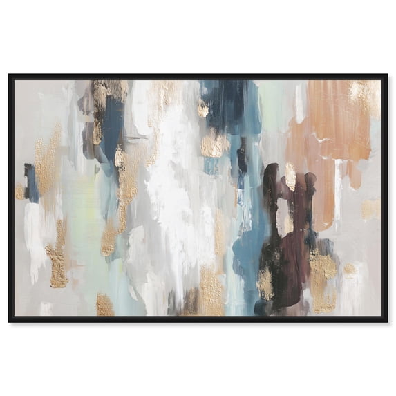 Golden Descent I Canvas Print Boho Wall Decor by Art Remedy, Black ...