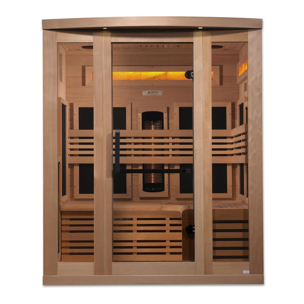 Golden Design Saunas 3-Person Full Spectrum PureTech™ Near Zero EMF FAR ...