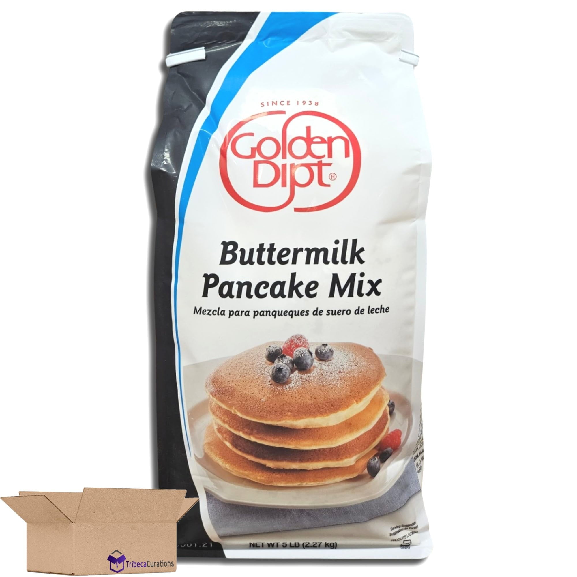 Golden Dip Buttermilk Pancake Mix | 5 Pound Bulk Bag - Walmart.com